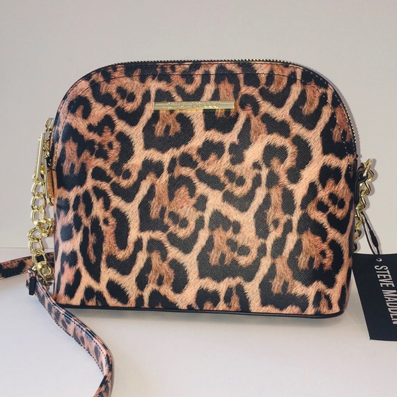 Steve Madden | Bags | Steve Madden Leopard Print Crossbody Handbag Nwt ...